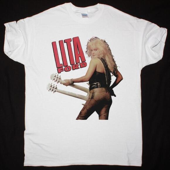 Dominique B | Shirts | Lita Ford 988 Tour Classic 8s Metal Rock Concert ...